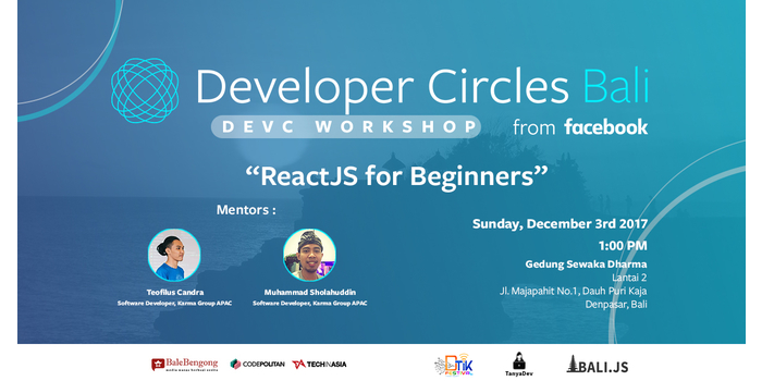 Workshop React JS Facebook Dev Circle Bali - CODEPOLITAN