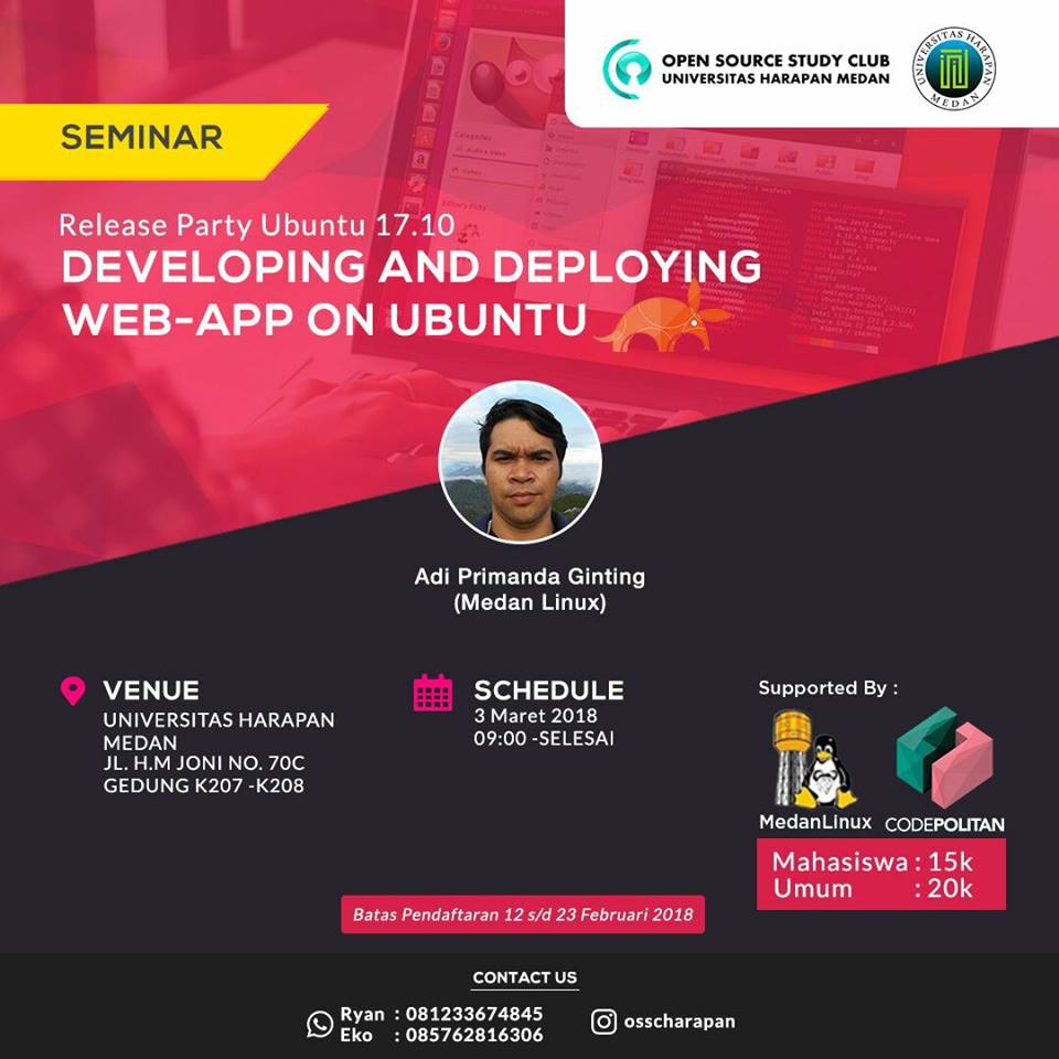 Meet up : Developing and Deploying Web-App On Ubuntu - CODEPOLITAN